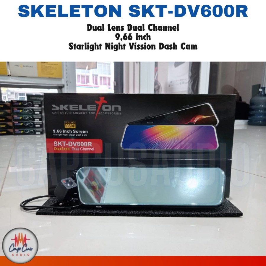 Jual KAMERA DVR SKELETON SKT DV600R 9.66 INCH / KAMERA SPION MOBIL ...