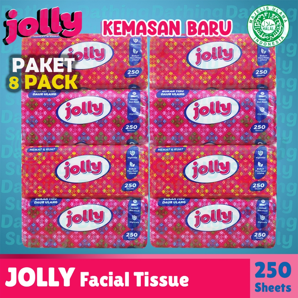 Jual Tissue Jolly Facial Isi 250 Sheet - 2 Ply / Tisu Wajah Halus ...
