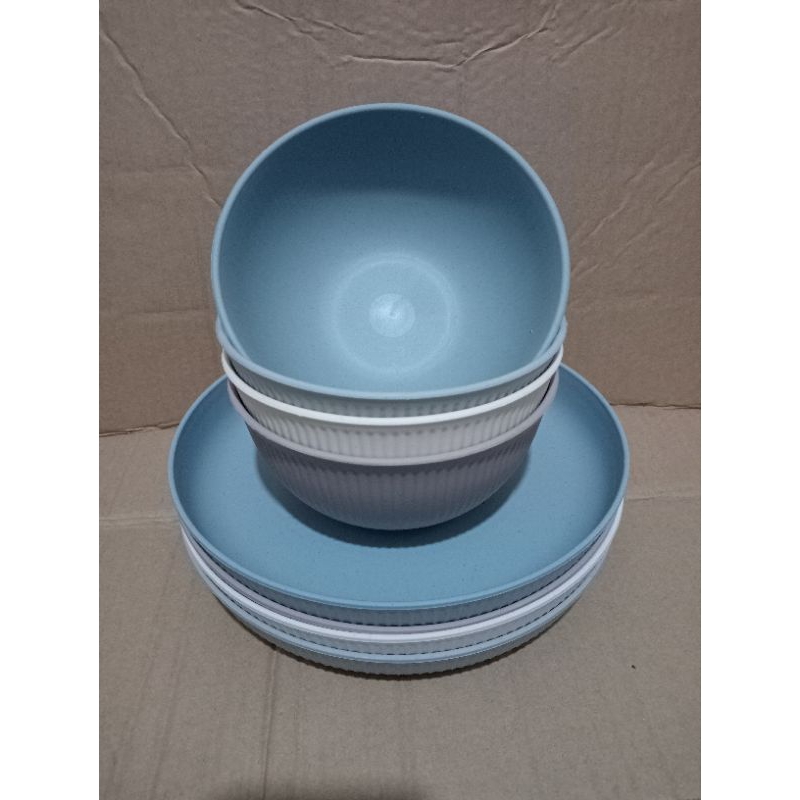 Jual PIRING MANGKOK NARA JERAMI POLOS / PIRING MANGKOK SERBAGUNA ...