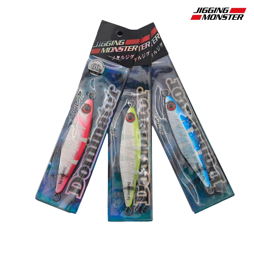 Jual Metal Jig Jigging Monster Dominator 60, 80, 100 gram | Shopee ...