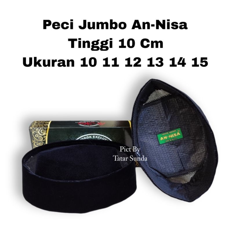 Jual Peci Songkok Kopiah An Nisa Dewasa Pria Muslim Perlengkapan Sholat ...
