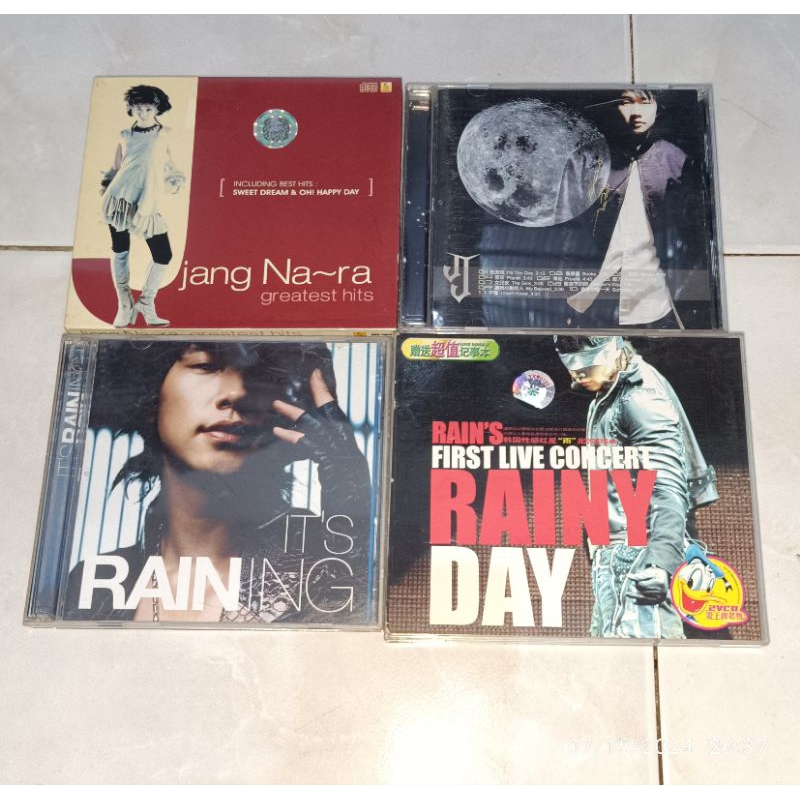 Jual cd & vcd JANG NARA-Greatest Hits / LIN JUN JIE / RAIN-It's Raining ...