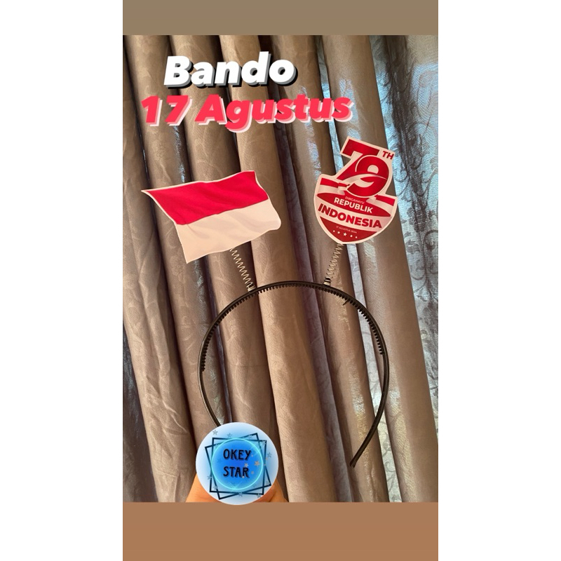 Jual [EXPRESS] BANDO TUING-TUING CUSTOM 17 AGUSTUS | Shopee Indonesia