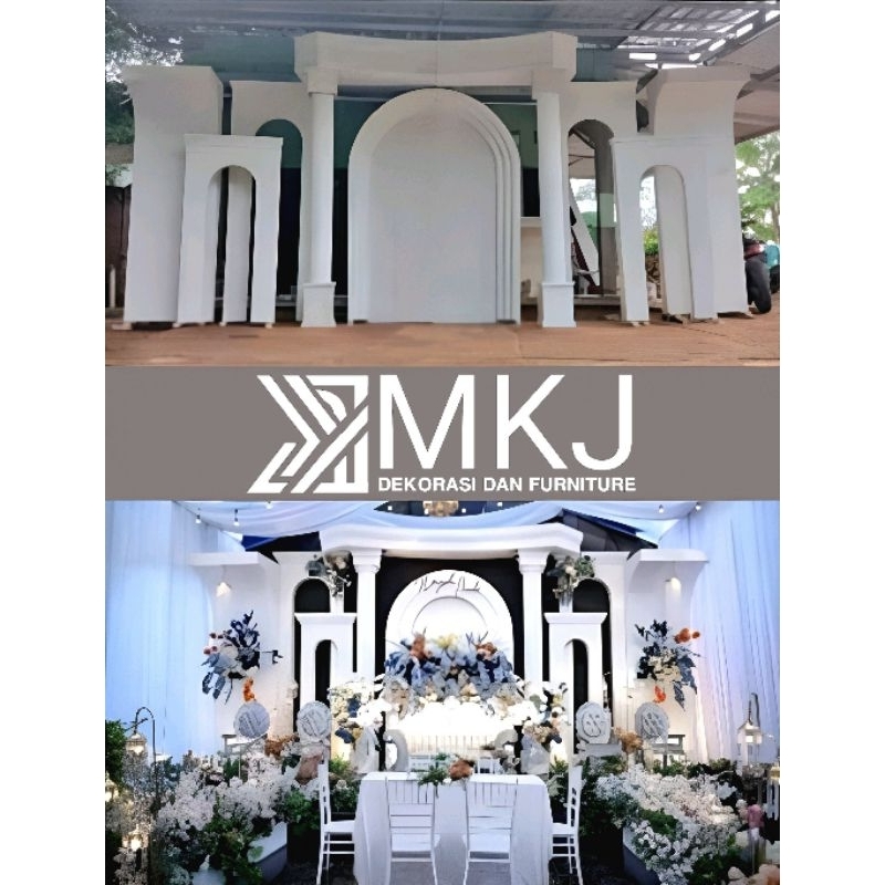 Jual pelaminan backdrop triplek mewah/backdrop pelaminan/backdrop ...