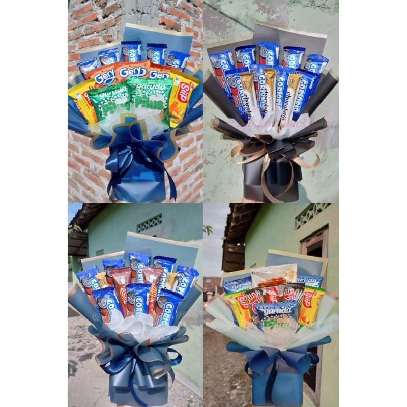Jual BUCKET SNACK / BUKET SNACK / BUCKET SNACK BUNGA WISUDA SEMPRO ...