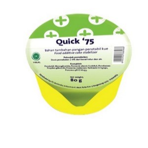 Jual Quick 75 Pelembut dan pengembang adonan Emulsifier kue | Shopee ...