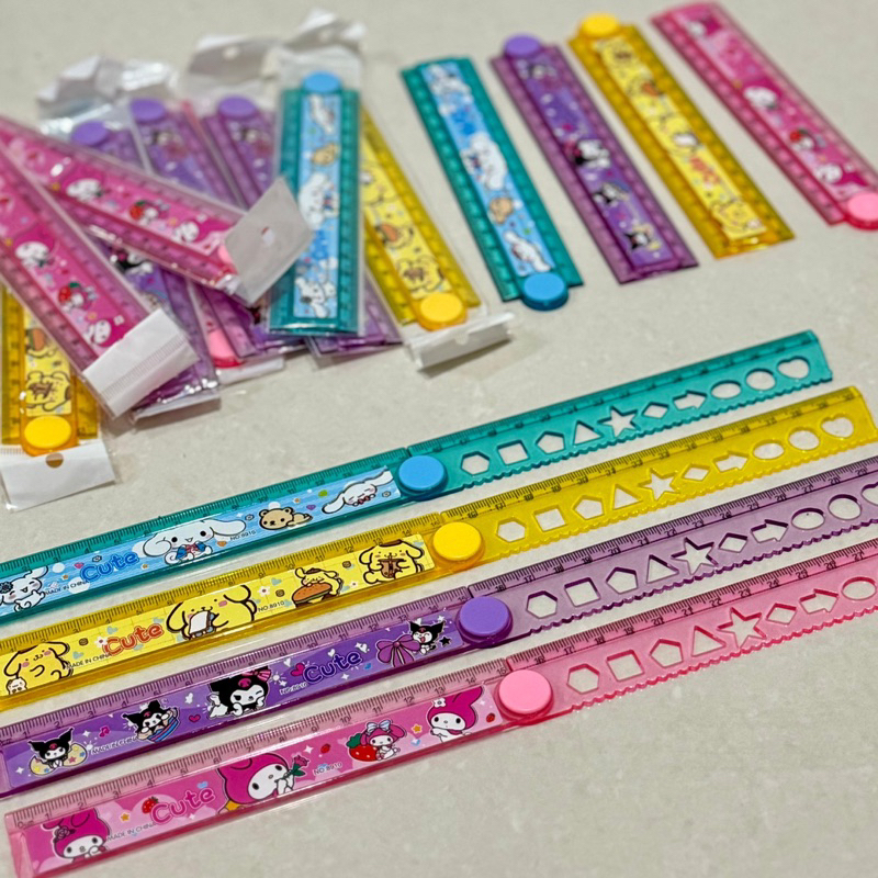 Jual Penggaris Lipat Sanrio | Penggaris Lipat Plastik | COD SEMARANG ...
