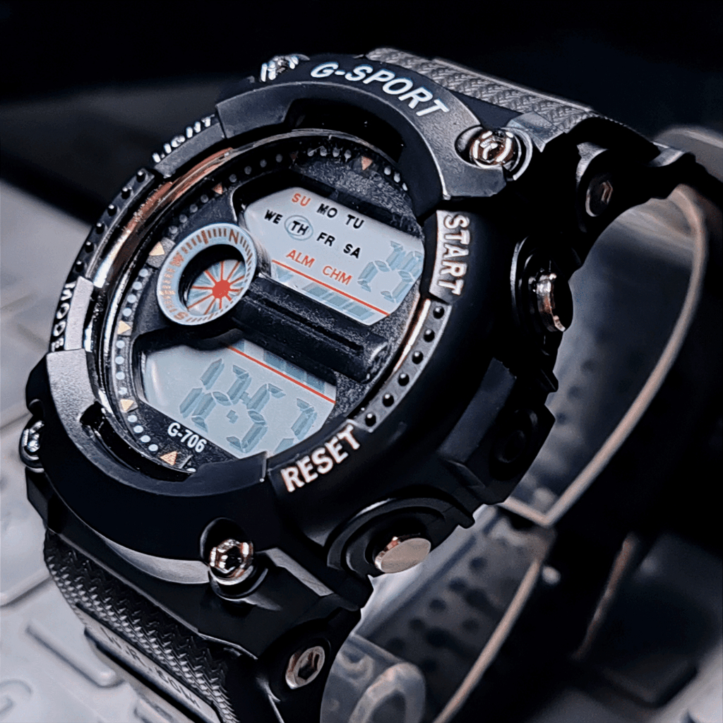Jual Jam Tangan Wanita Pria Sport Olahraga | Digital Rubber Anti Air ...