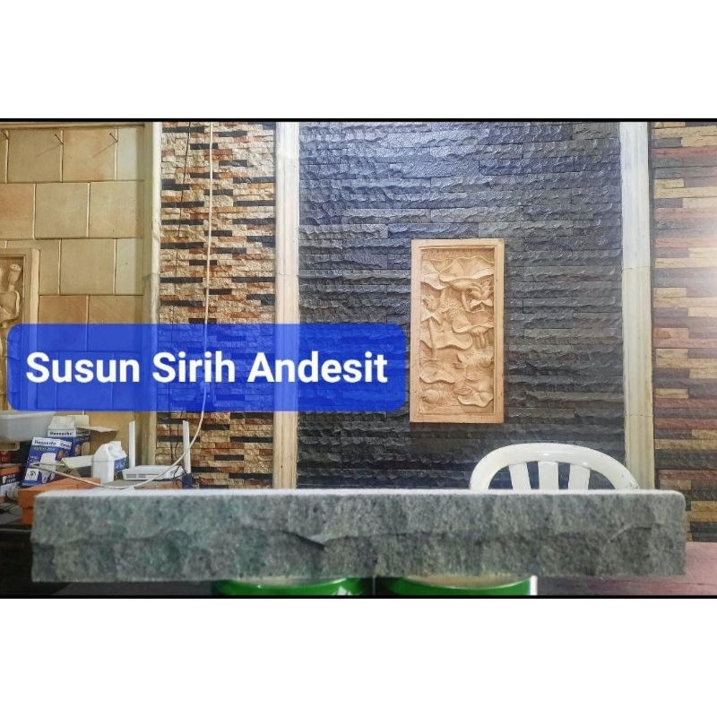 Jual Batu Alam Susun Sirih Andesit | Shopee Indonesia
