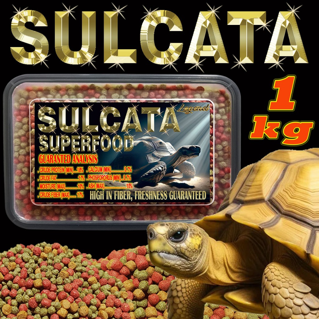 Jual 1KG SULCATA SUPERFOOD MAKANAN TORTOISE SULKATA PELET SUPER PAKAN ...