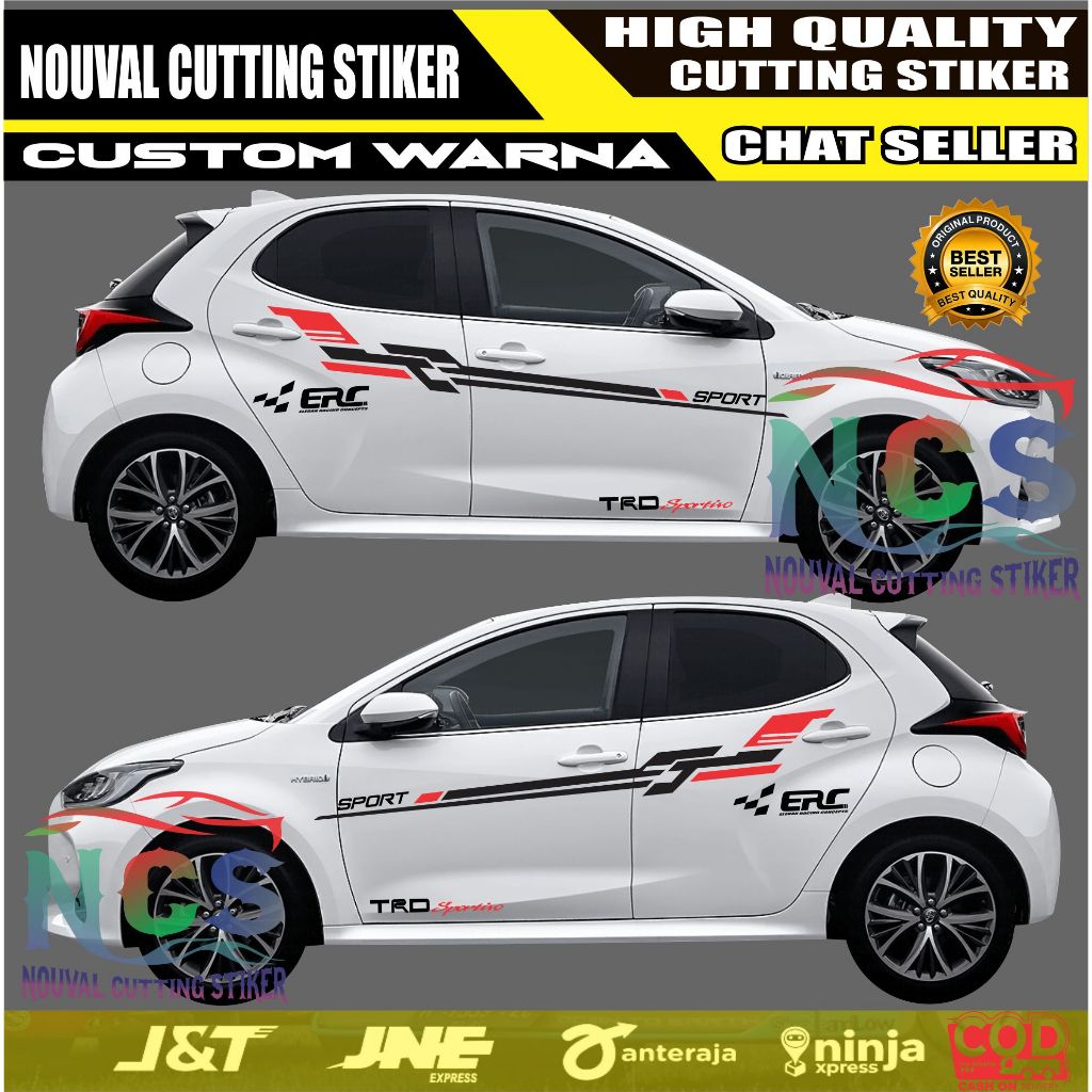 Jual Stiker Lis Body Mobil Terbaru Cutting Stiker Variasi Body Samping ...