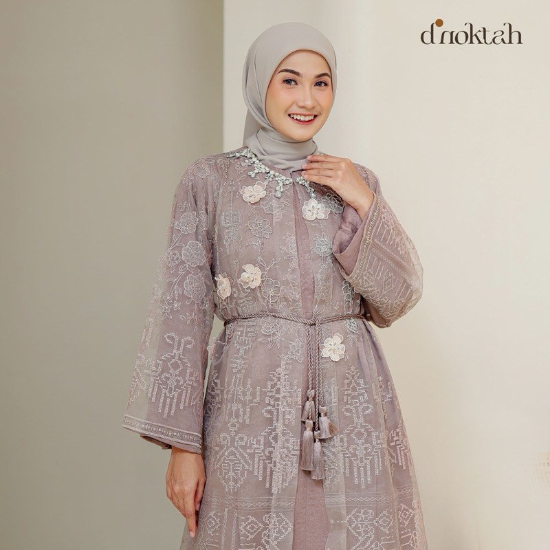 Jual D.noktah Official - Diriyah: Abaya Set - Rose (Taupe) | Shopee ...