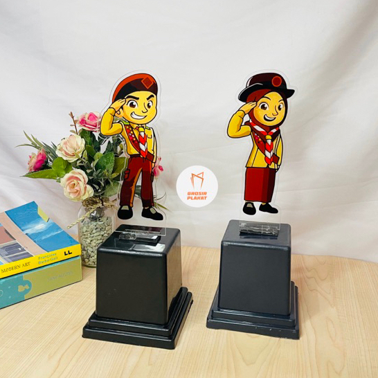 Jual Piala Pramuka Akrilik Custom Tropi Pramuka Custom Shopee Indonesia
