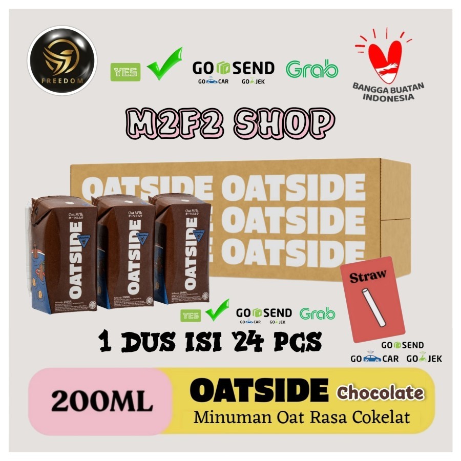Jual OATSIDE Mini Coffee Oat Milk Semua Rasa | Susu Gandum Kopi Kotak ...
