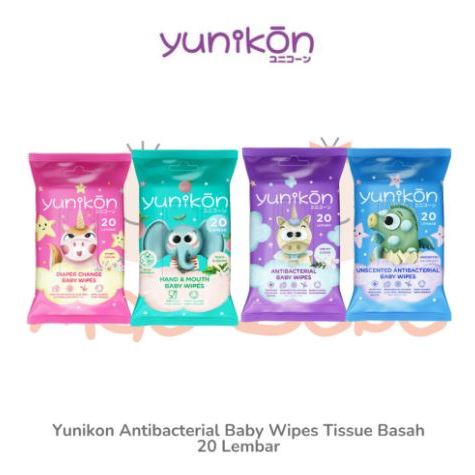 Jual ^ KYRA ^ Yunikon Tisu Isi 20 Sheet Lembar Travel Size Tissu Basah ...