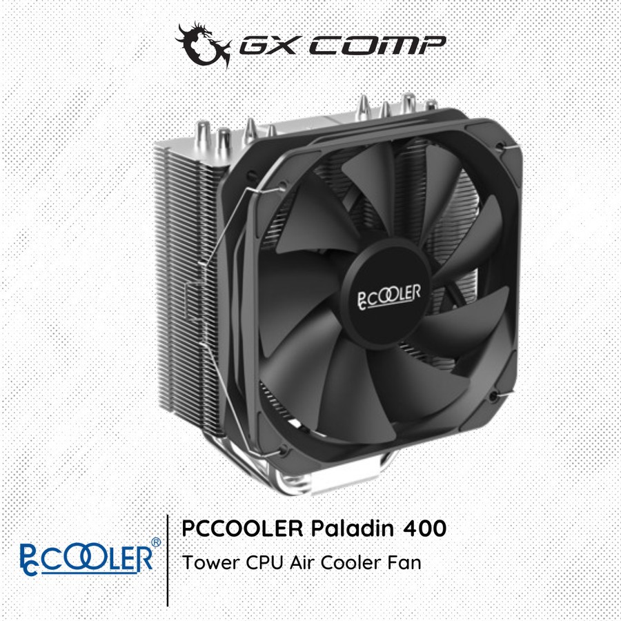 Jual PCCOOLER Paladin 400 - Tower CPU Air Cooler Fan | Shopee Indonesia
