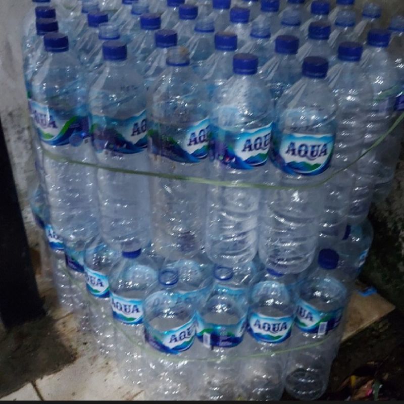 Jual Botol Aqua 600mL bekas (isi 50 pcs) bersih siap pakai | Shopee Indonesia