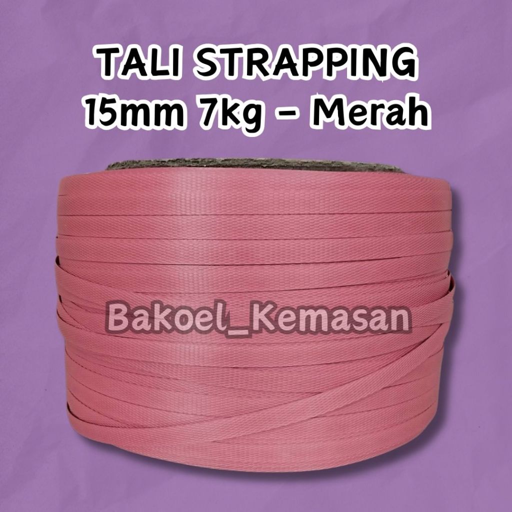 Jual Tali Strapping Band 15 mm/ Tali Packing/ Tali Klem | Shopee Indonesia