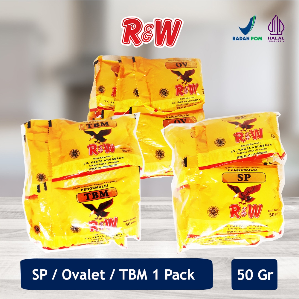 Jual Emulsifier SP Ovalet TBM Pengemulsi Pelembut Pengembang Kue Roti ...