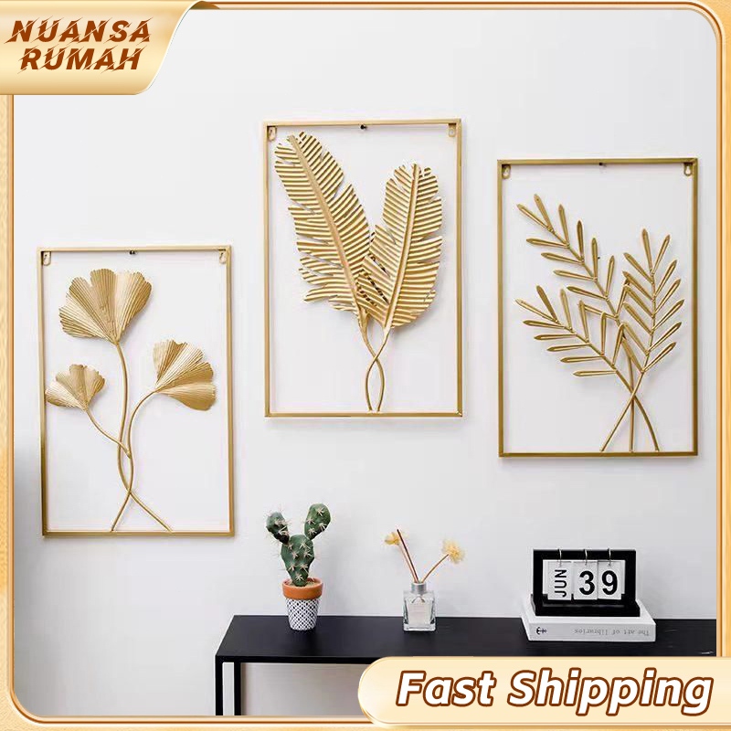 Jual Wall Decor Dinding Besi Sofa Ruang Tamu Kreatif Modern Latar ...