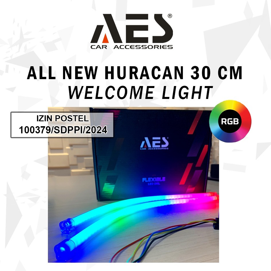 Jual DRL RGB AES HURACAN SOFTLED 30 CM DAY RUNNING LIGHT AES | Shopee ...