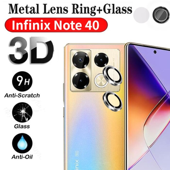 Jual Tempered Glass Ring Camera Infinix Note 40s / Note 40 4G Pelindung ...