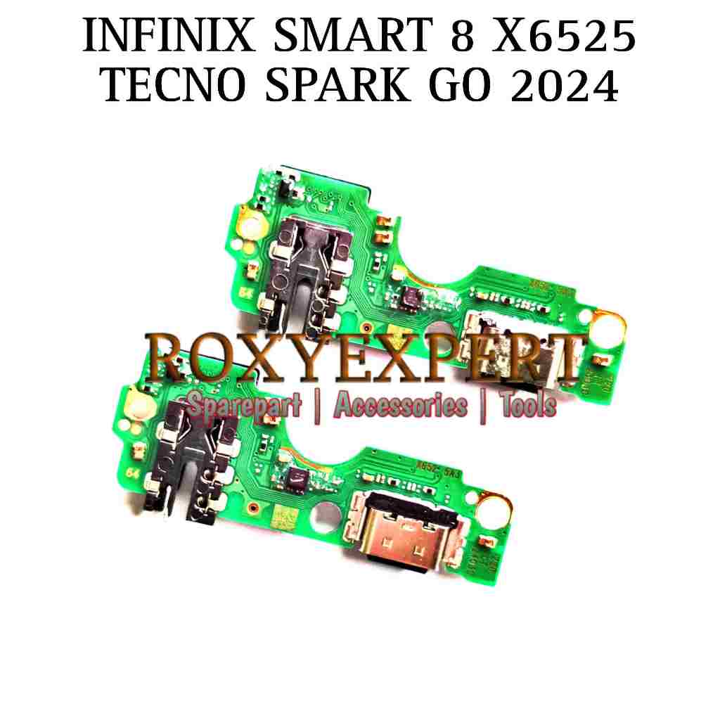 Jual Konektor Cas Infinix Smart 8 X6525 Tecno Spark GO 2024 Pcb Charger ...