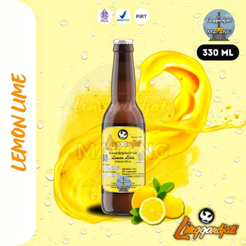 Jual LIMUN LINGGARJATI | LEMON LIME | MINUMAN SODA JADUL ORSON 1948 | Shopee Indonesia