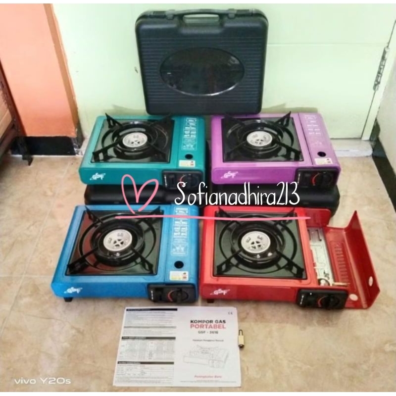 Jual Kompor portable gsf G-3616 kompor portable gas 1 tungku gsf 3616 ...