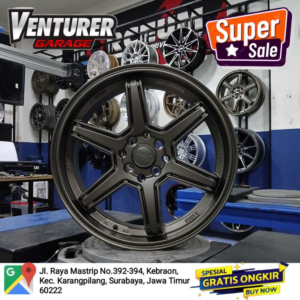 Jual velg te37 murah 4x100-114,3 mobilio livina confero agya soluna HSR ...