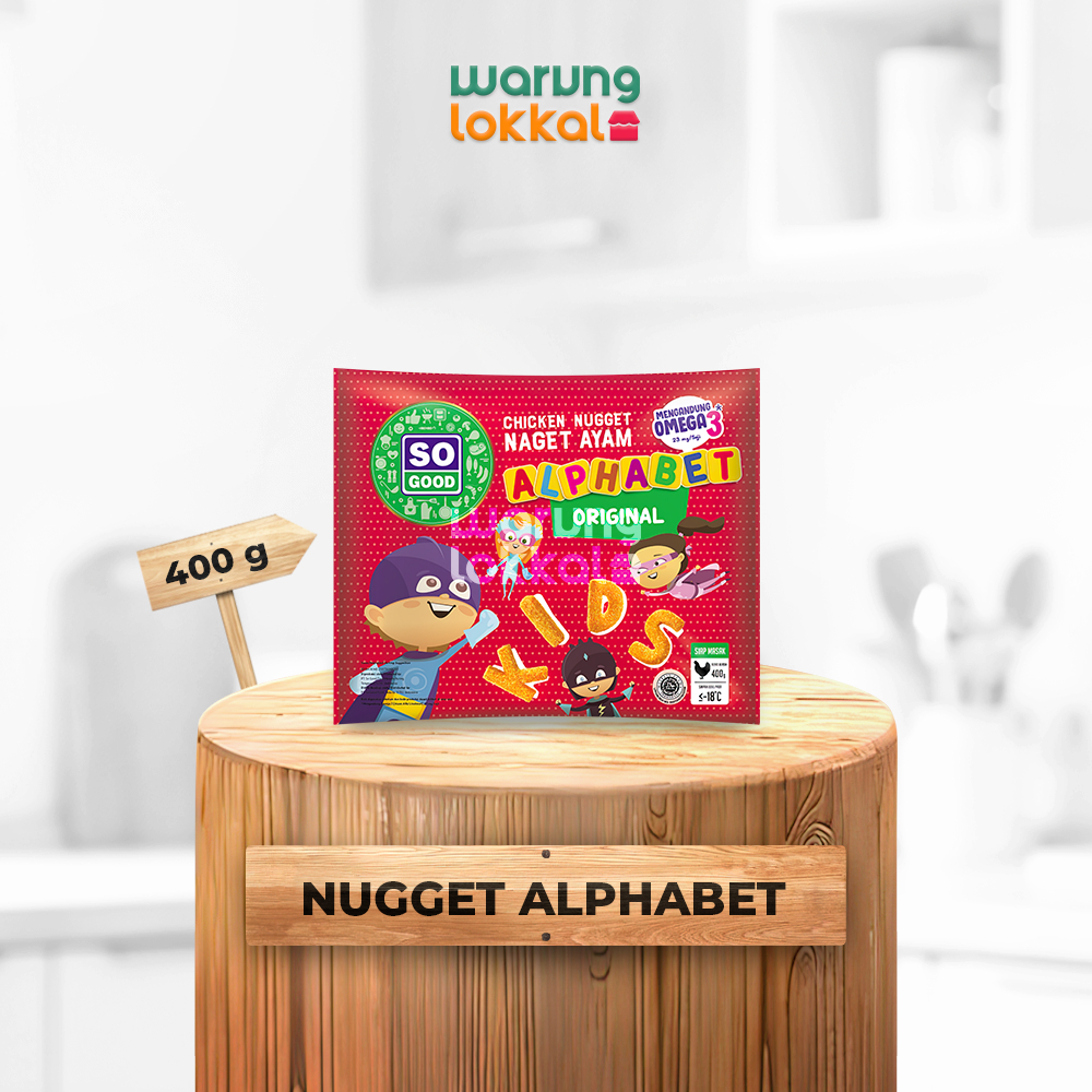 Jual So Good Chicken Nugget Alphabet 400g - Warung Lokkal | Shopee ...