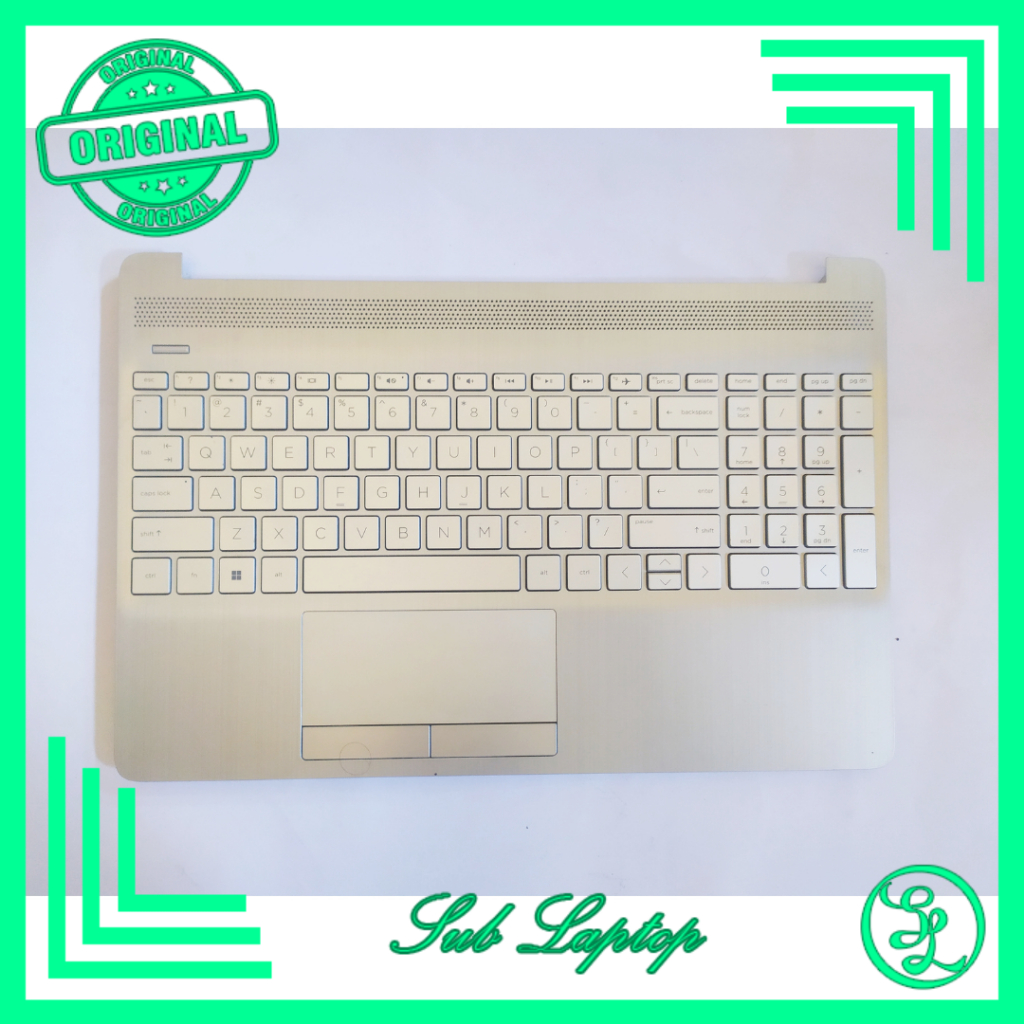 Jual Frame Keyboard Normal Topcase Palmrest Laptop HP 15S CF 15-CF 15-DK HP 15S-CF HP 15S-DK HP ...