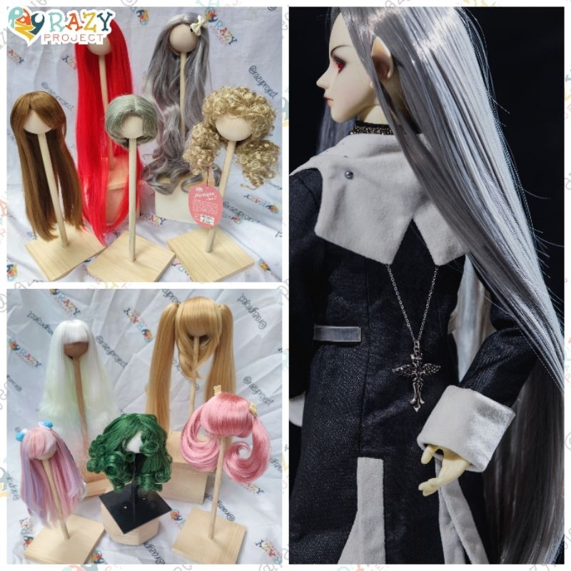 Jual Wig Rambut Boneka BJD Doll Super Dollfie SD 1/3 MSD 1/4 YoSD 1/6 Lati 1/8 Artikulasi Tekuk ...