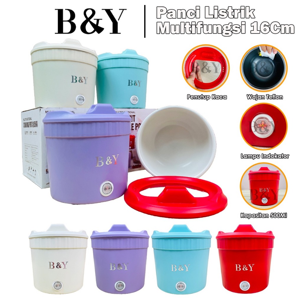 Jual Panci Listrik Mini Teflon dan Stainless Putih / Panci Masak ...