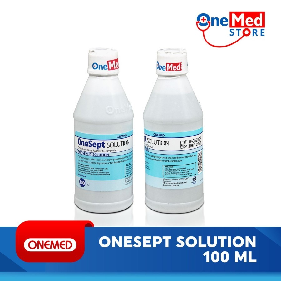 Jual One Sept Solution 100ml OneMed | Shopee Indonesia