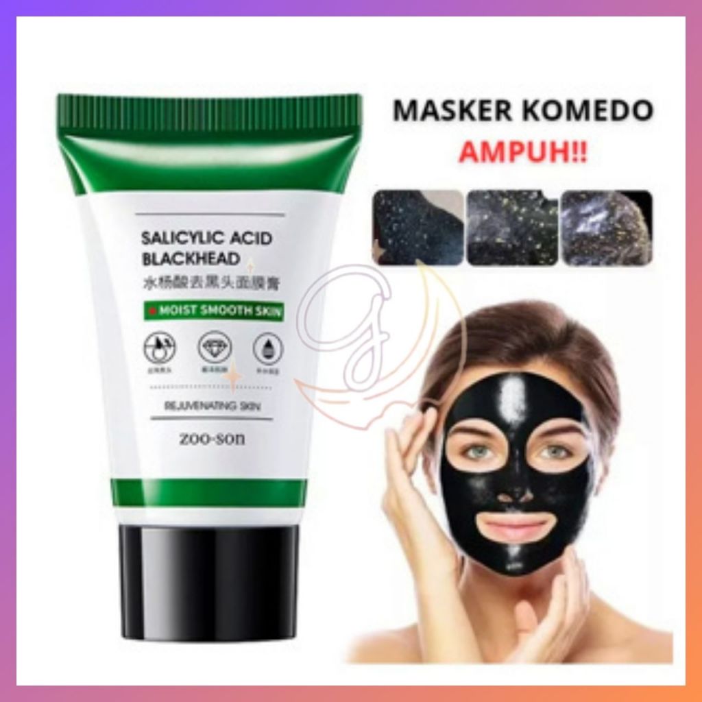 Jual ZOOSON Masker Penghilang Komedo Blackhead Remover Wajah 40gr XX148 ...