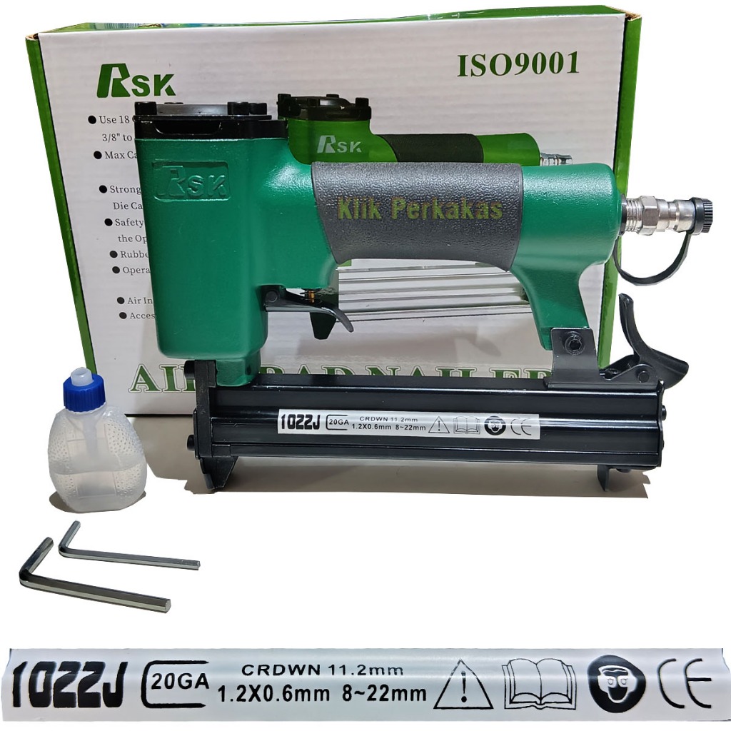 Jual IWA Staples Paku Tembak Staple Gun Air Stapler A1022J DCA A02 ...
