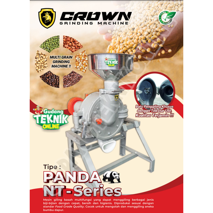 Jual Mesin Gilingan Tahu 8" PANDA NT SERIES / Mesin Giling Tahu Kedelai ...