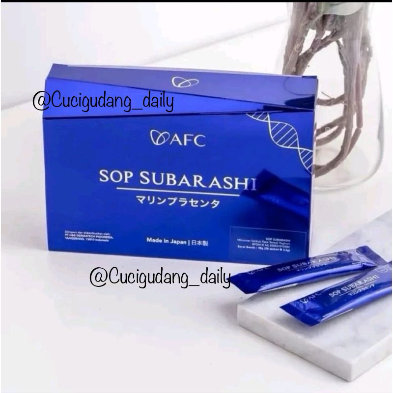 Jual SOP SUBARASHI SUPLEMEN DENGAN MULTI FOTEIN TINGGI HARGA 1 BOX 18 ...