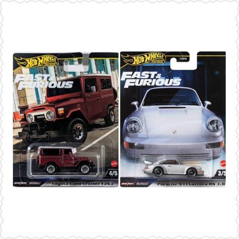 Jual Hot Wheels FNF MIX G TOYOTA LAND CRUISER FJ43 PORSCHE 911 CARRERA ...