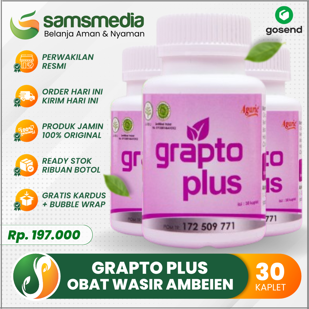 Jual Grapto Plus Original Obat Wasir Dan Ambeien Graptoplus Obat ...
