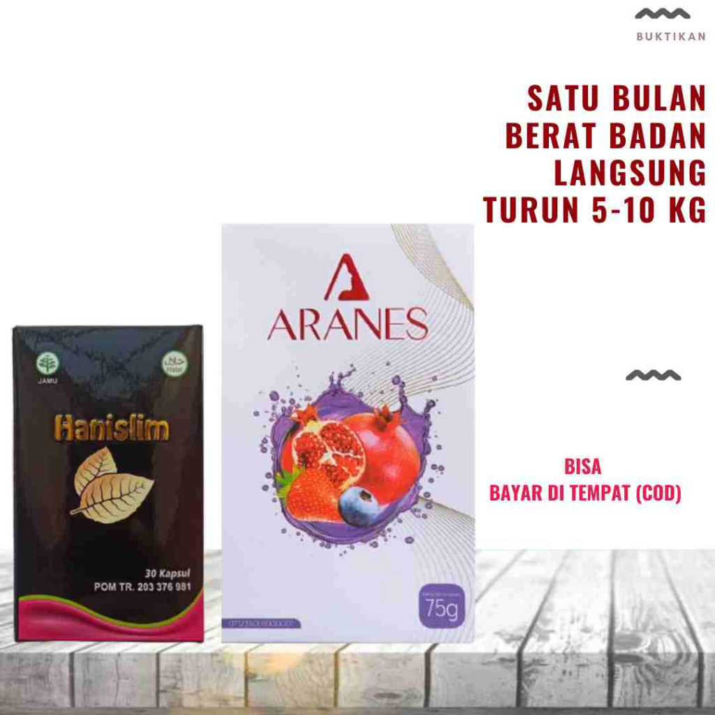 Jual PAKET HANISLIM DIASLIM ARANES FIBER Obat Pelangsing Badan Diet ...