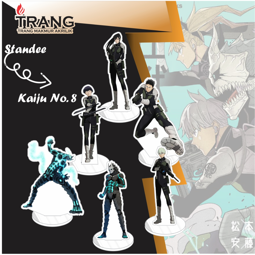 Jual Standee Figure Akrilik Kaiju No 8 / Standing Action figure Acrylic ...