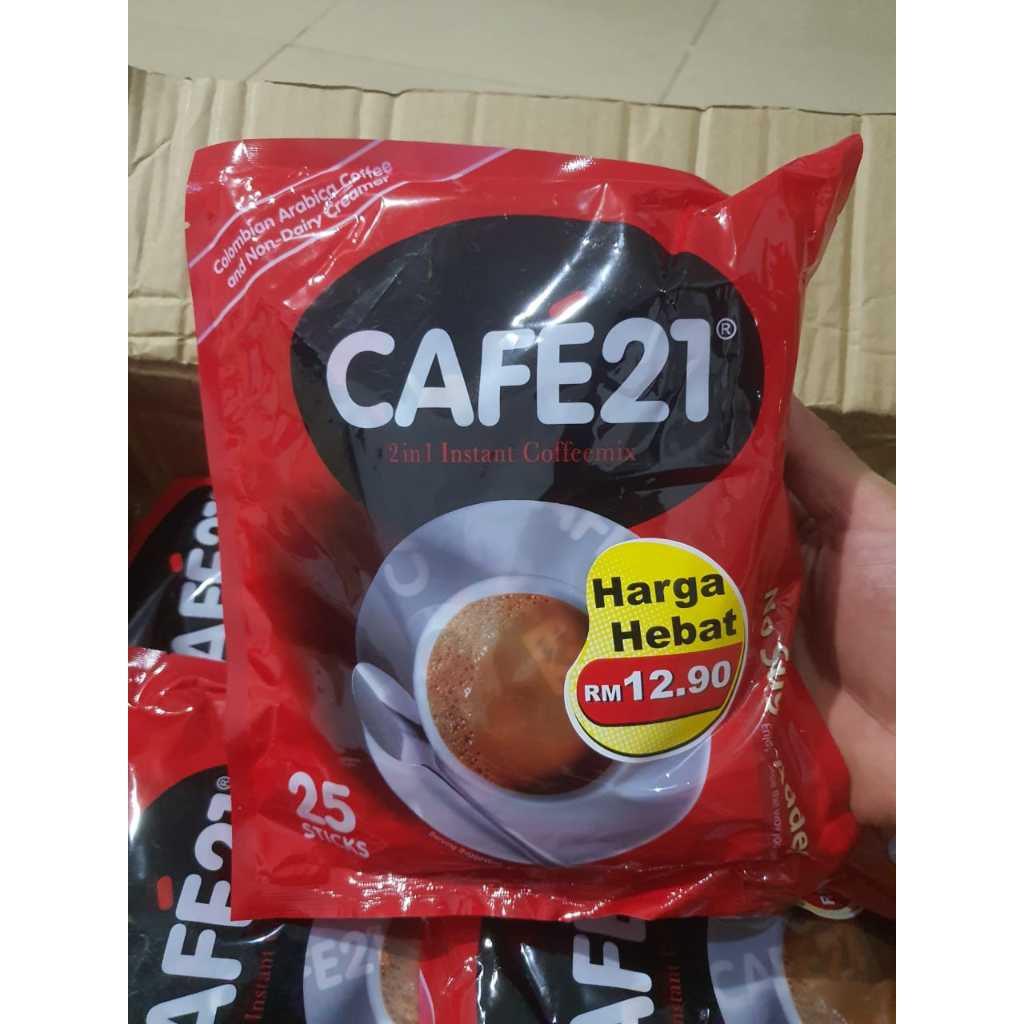 Jual Cafe 21 Coffee mix 2in1 instant coffee mix 2 in 1 - Coffee Cafe 21 ...
