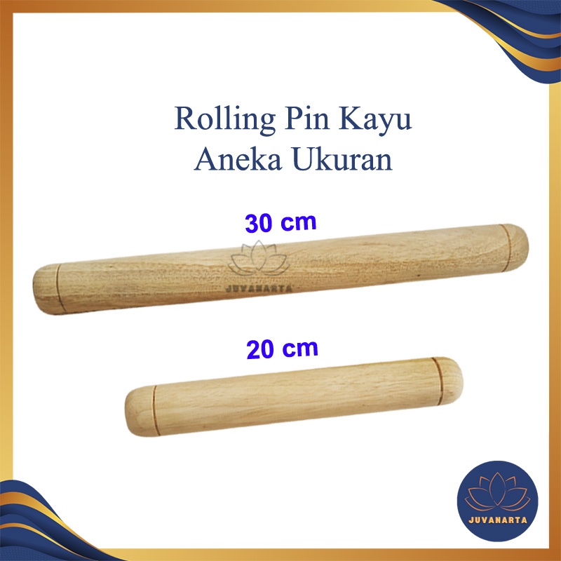 Jual Gilingan Kayu Rolling Pin Kayu Roller Adonan Roller Pin Dough ...