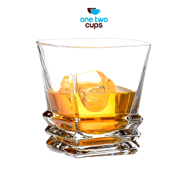 Jual One Two Cups Gelas Crystal Spring Cut Rock Glass 280ml - CG28 | Shopee Indonesia