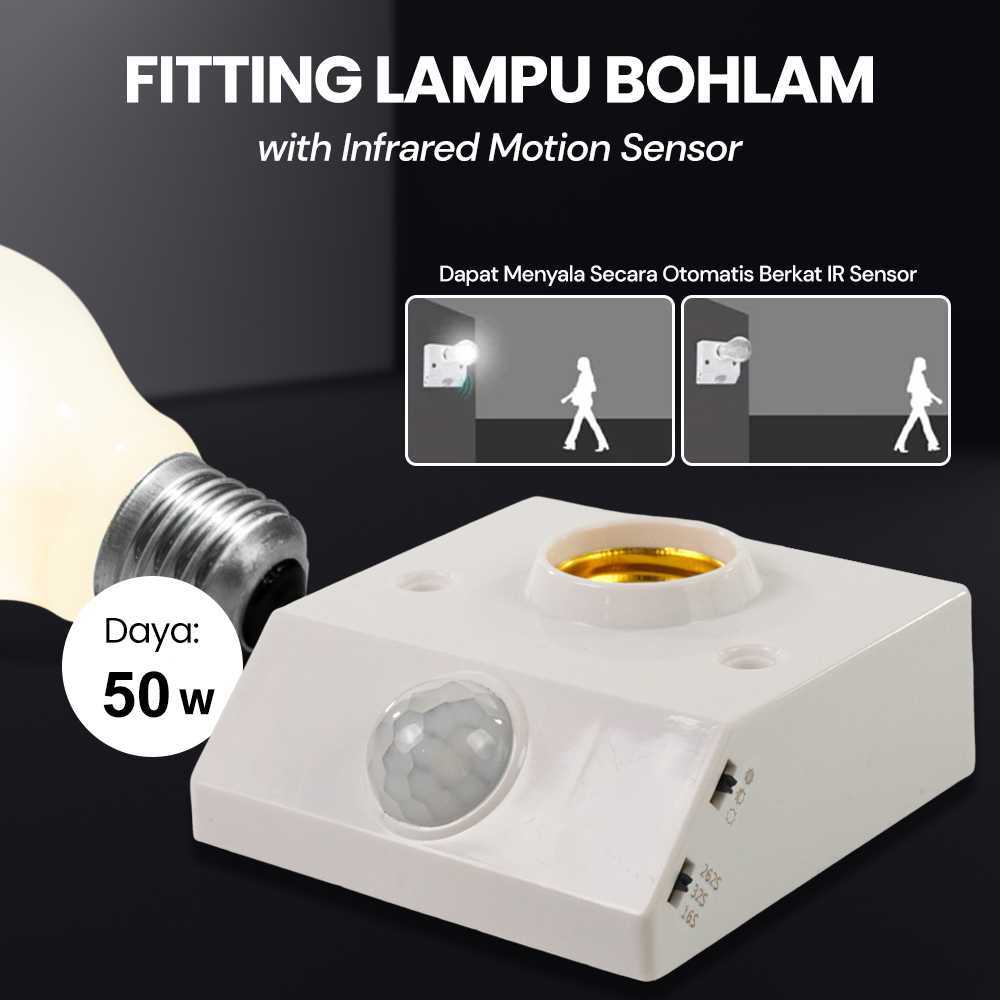Jual Alat Kelistrikan Rumah Lampu Dengan Sensor Gerak Bohlam With ...