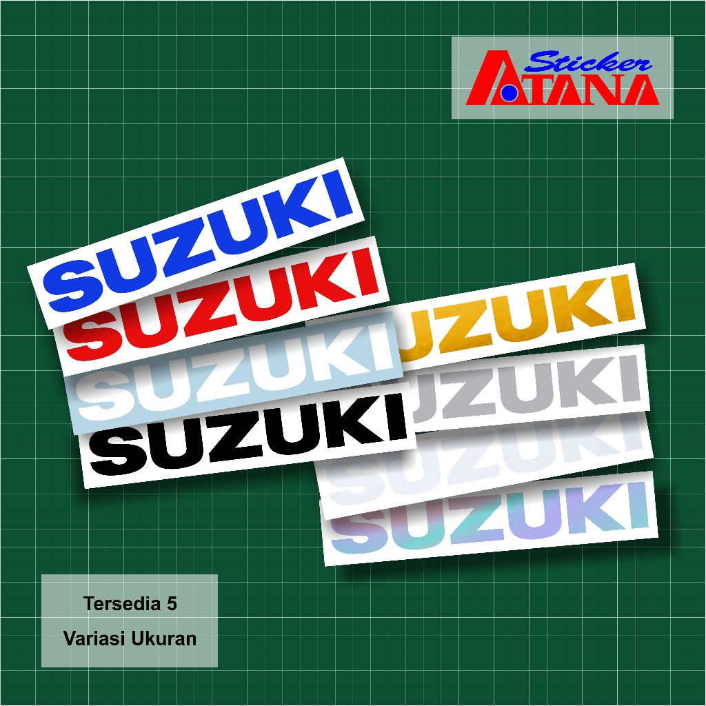 Jual Stiker Cutting Suzuki Emblem Logo Kecil Besar Nex Address Burgman ...