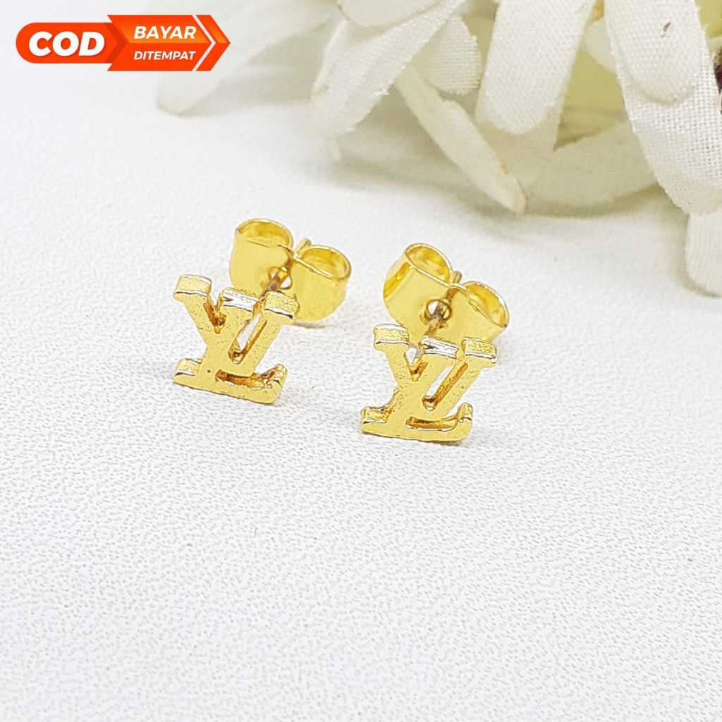 Jual mytitanium-anting xuping cantik lapis emas model kekinian wanita dewasa kwalitas terbaik ...