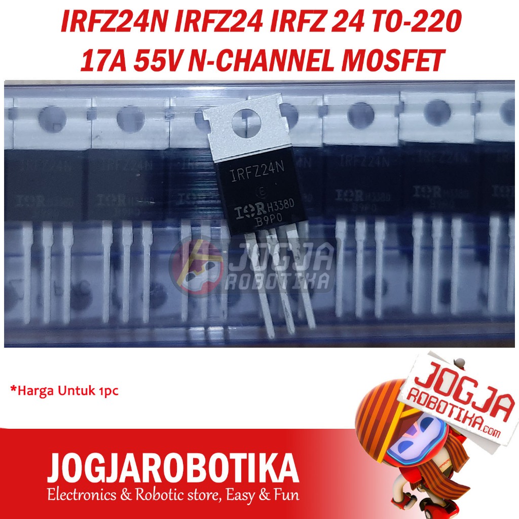 Jual IRFZ24N IRFZ24 IRFZ 24 TO-220 17A 55V N-Channel MOSFET | Shopee Indonesia